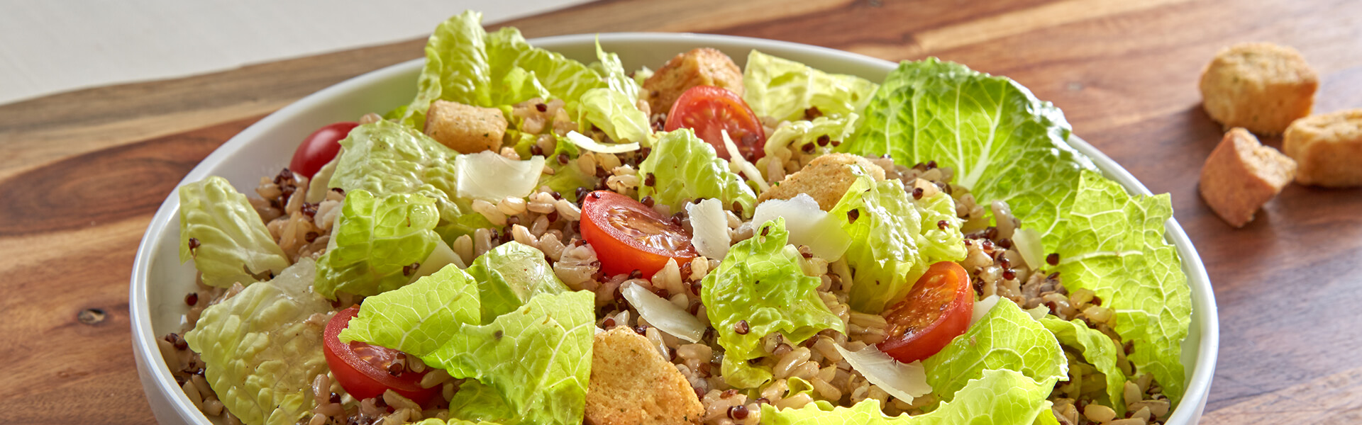 Caesar Salad with Rice and Quinoa | Minute® Rice