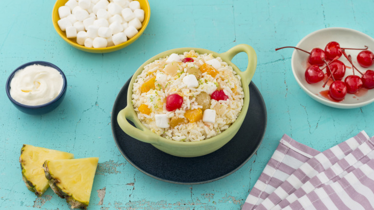 Mom's Glorified Rice Dessert with Pineapple | Minute® Rice
