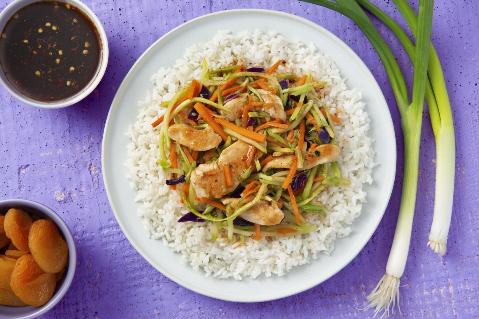 Sweet and Spicy Apricot Chicken with Jasmine Rice | Minute® Rice