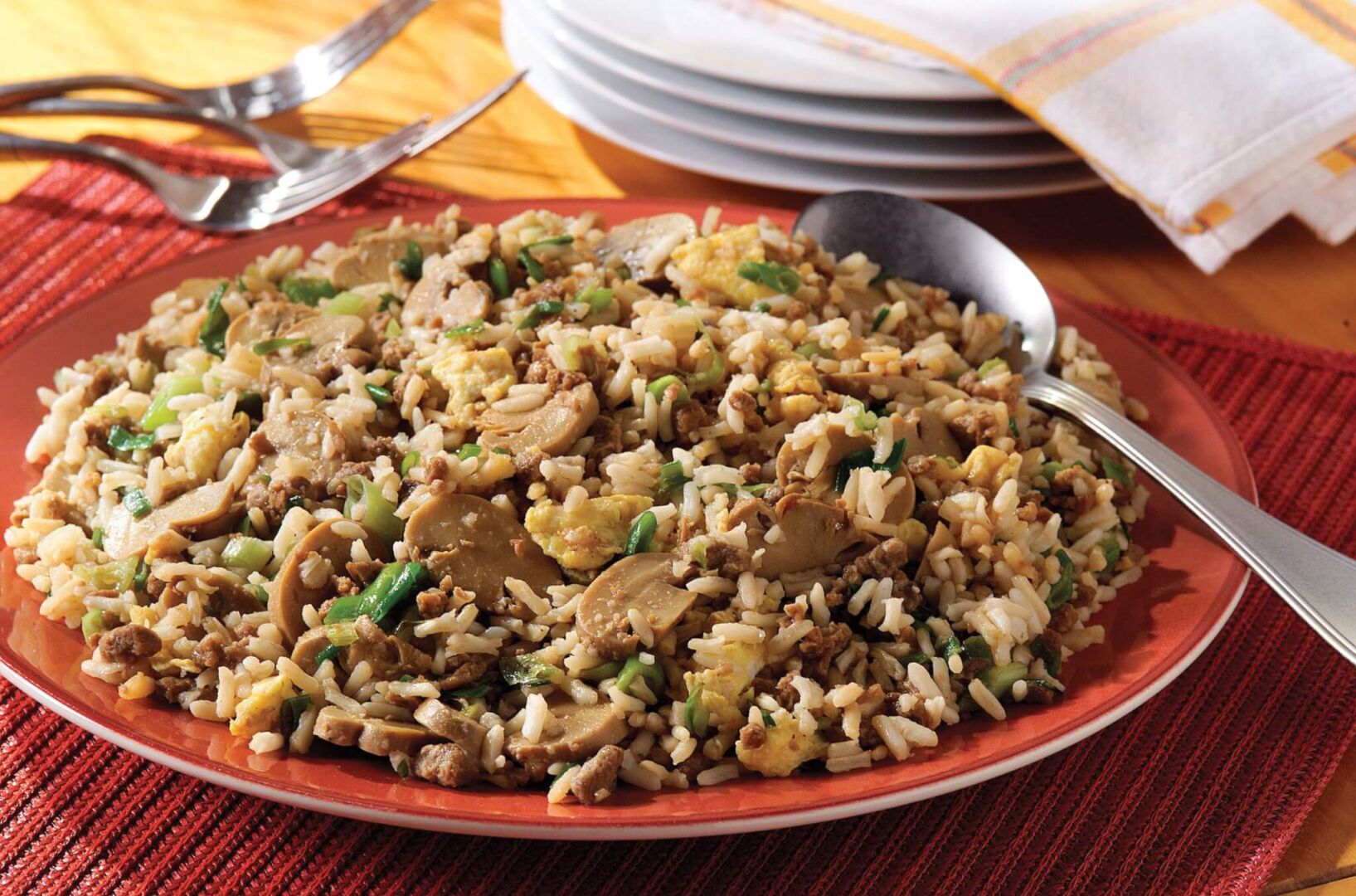 Fast Fried Rice with Mushrooms | Minute® Rice