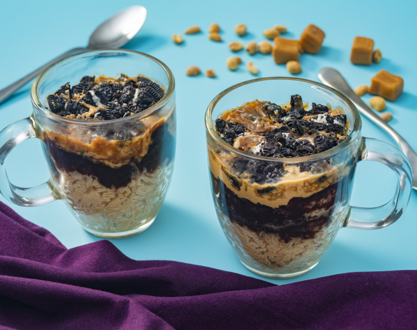 Chocolate and Caramel Rice Pudding Cake | Minute® Rice