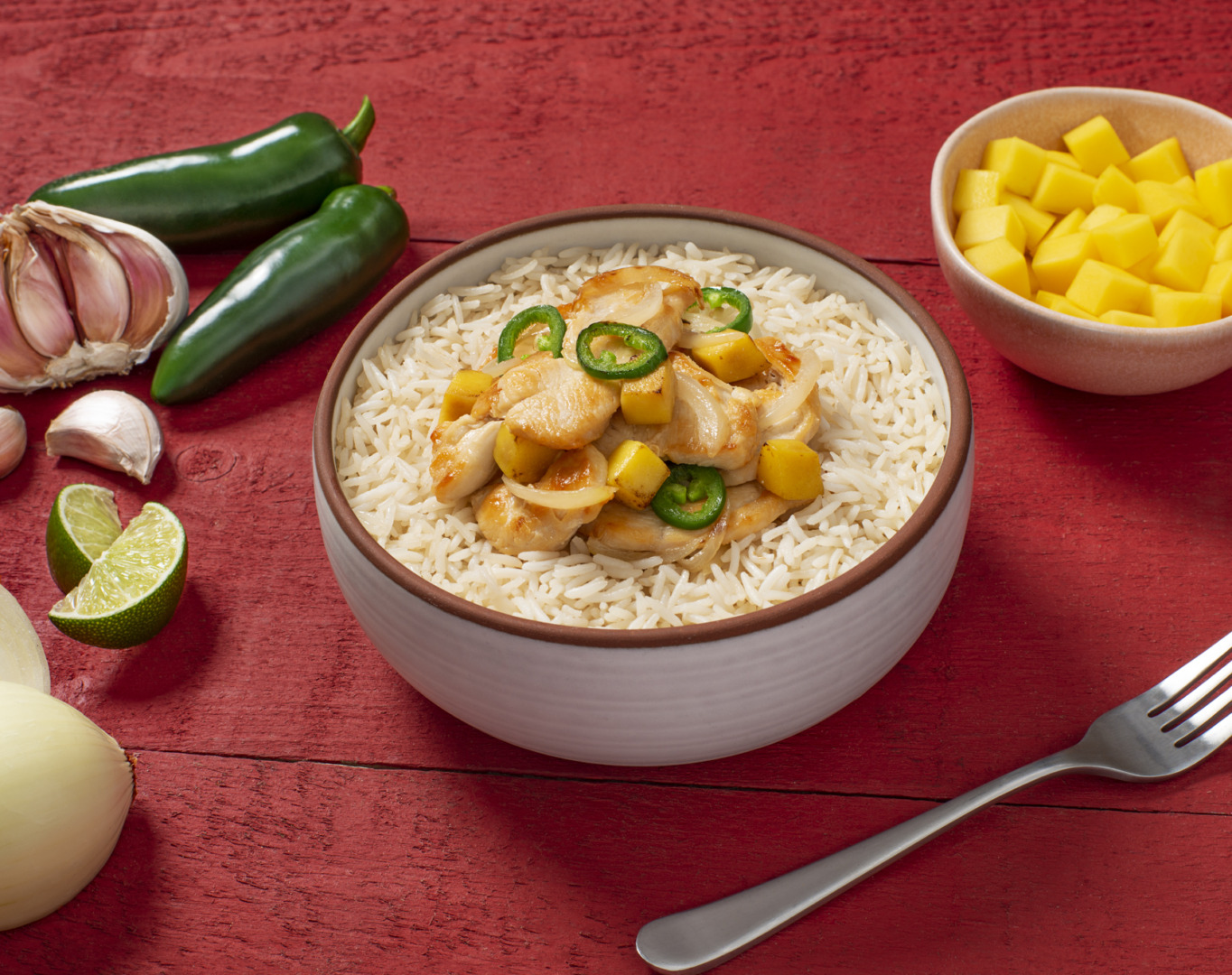 Spicy Mango Chicken and Rice Bowl | Minute® Rice