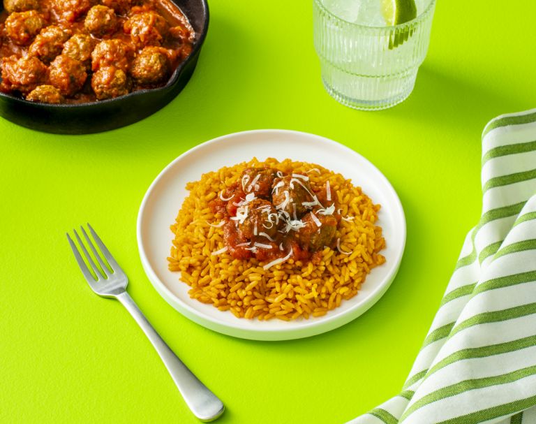 Quick and Easy Spanish Meatballs | Minute® Rice