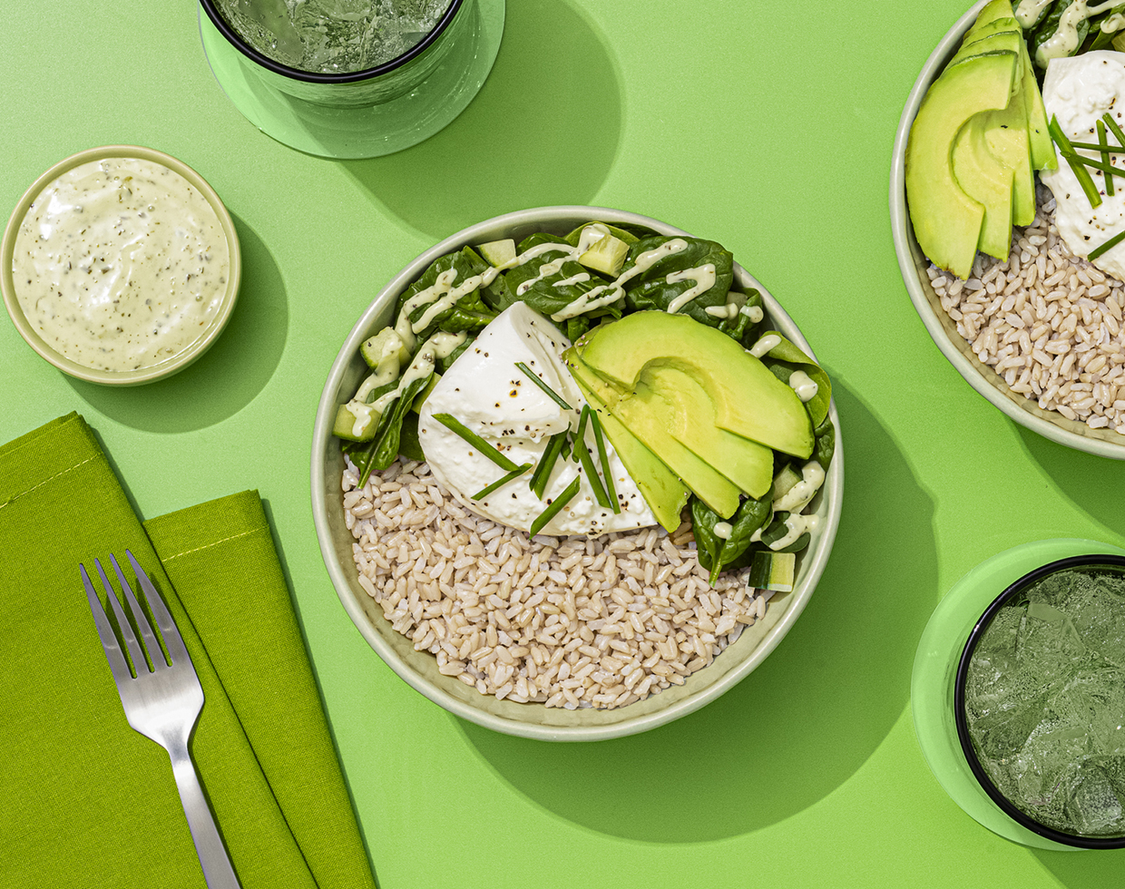 Green Goddess Rice Bowl with Burrata Recipe | Minute® Rice