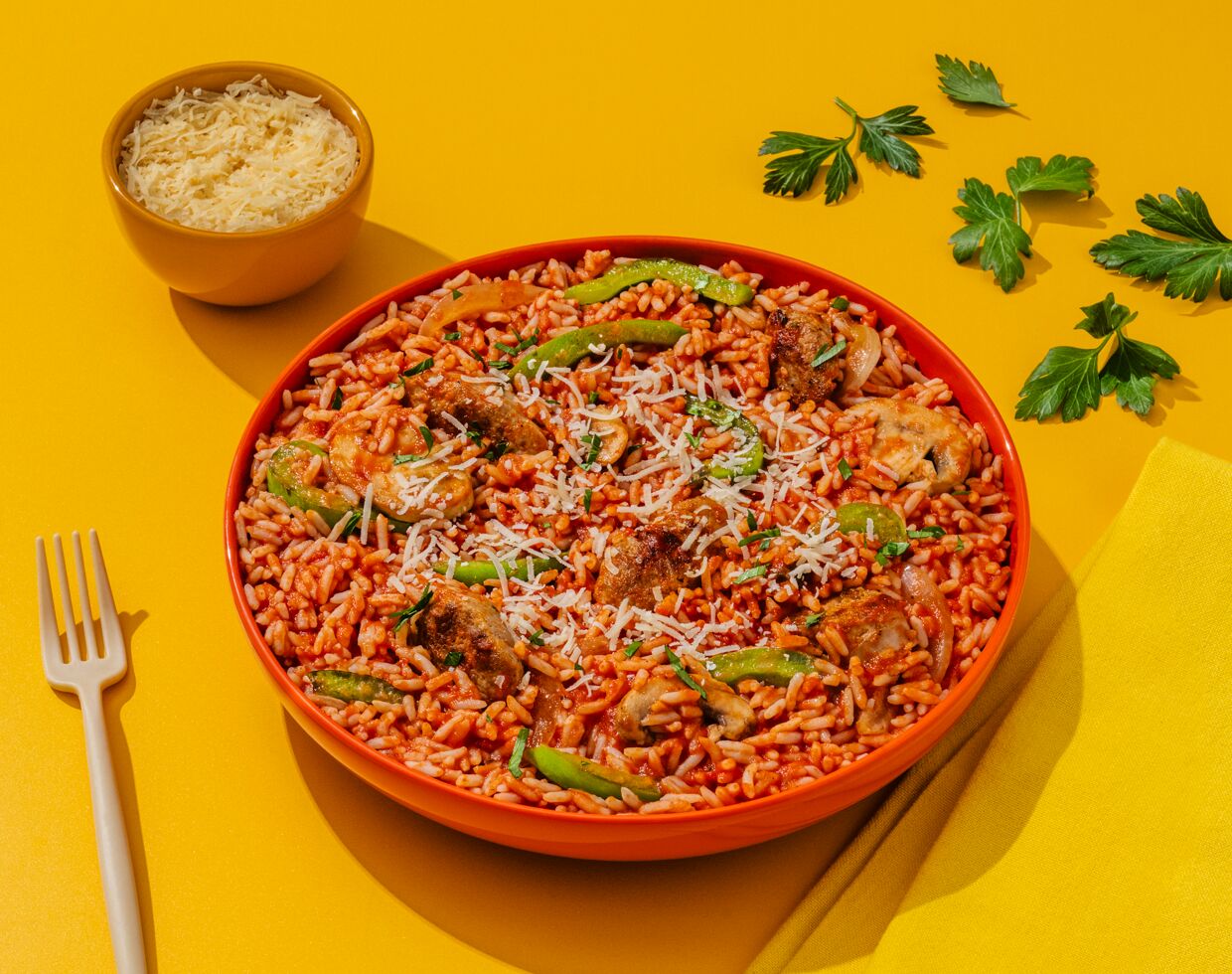Italian Sausage Vodka Sauce Rice Recipe | Minute® Rice